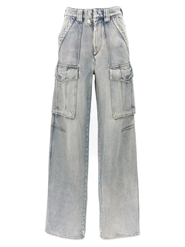 Isabel Marant Étoile Heilani Wide Leg Jeans - Blue