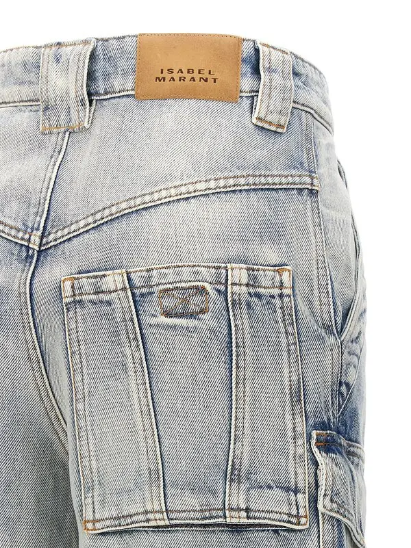 Isabel Marant Étoile Heilani Wide Leg Jeans - Blue