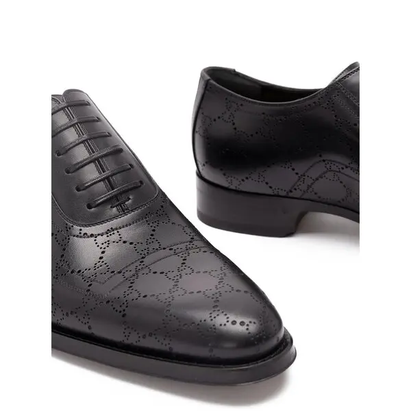 Gucci Leather Perforated Oxfords