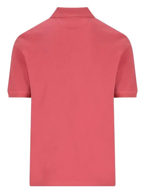 Brunello Cucinelli Short Sleeve Polo Shirt With Logo - Multicolor