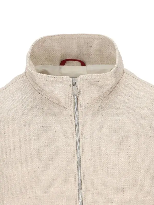 Brunello Cucinelli Silk Bomber Jacket - Multicolor