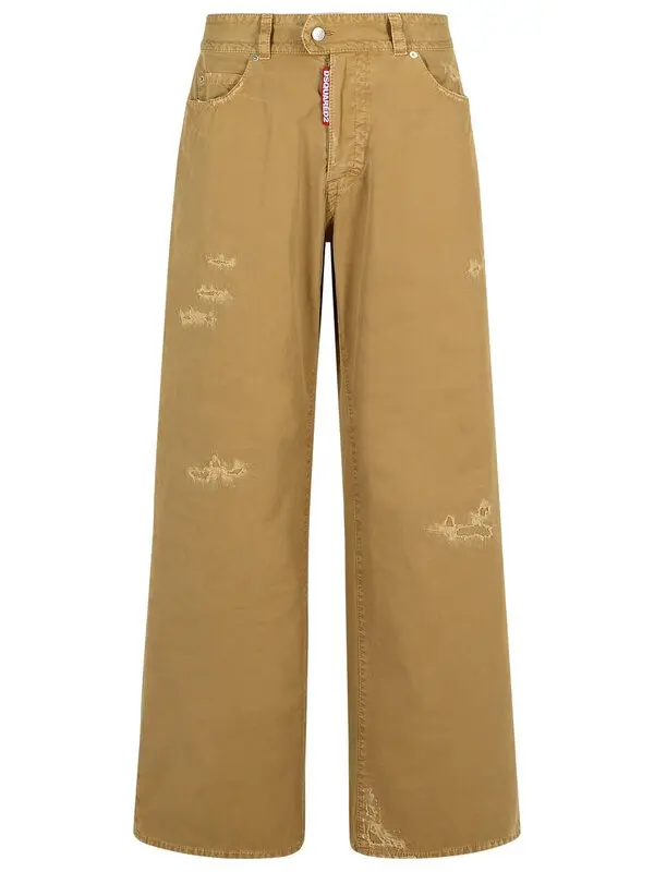 Dsquared2 Wide Leg Pants - Cream