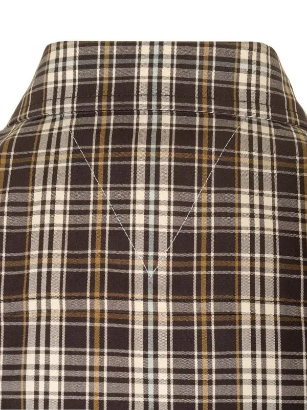 Bottega Veneta Checked Cotton Shirt