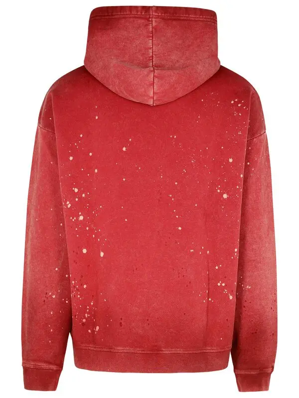 Dsquared2 Cotton Distressed Logo Hoodie