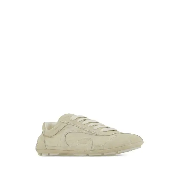 Prada Suede Panelling Lace-up Low-top Trainers