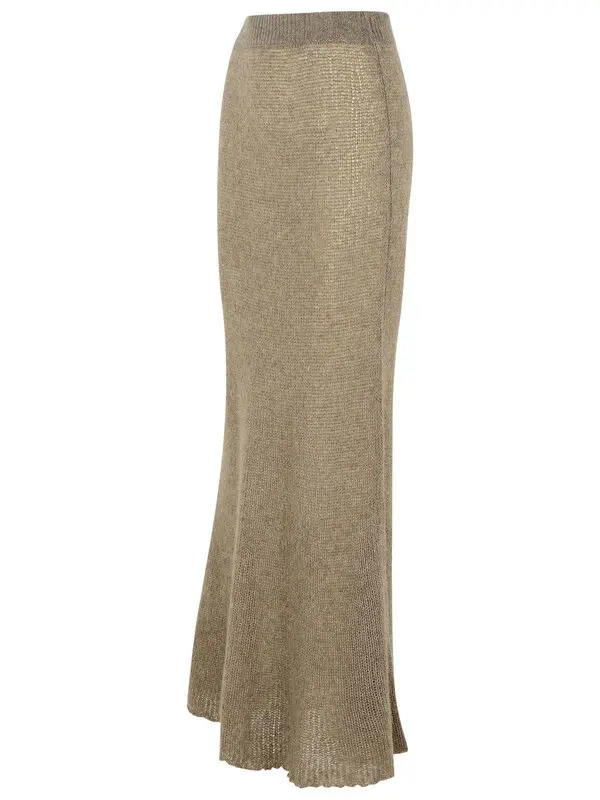 LISA YANG Kelsy Long Skirt In Silk Blend