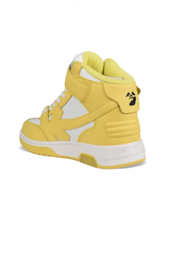 Off-White Out Of Office Mid Sneakers - Yellow