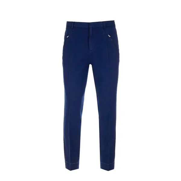 MAISON MARGIELA Cotton Denim Trousers - Blue