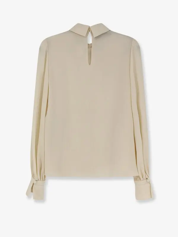 Valentino Garavani Silk Shirt With Flower Detail - Multicolor