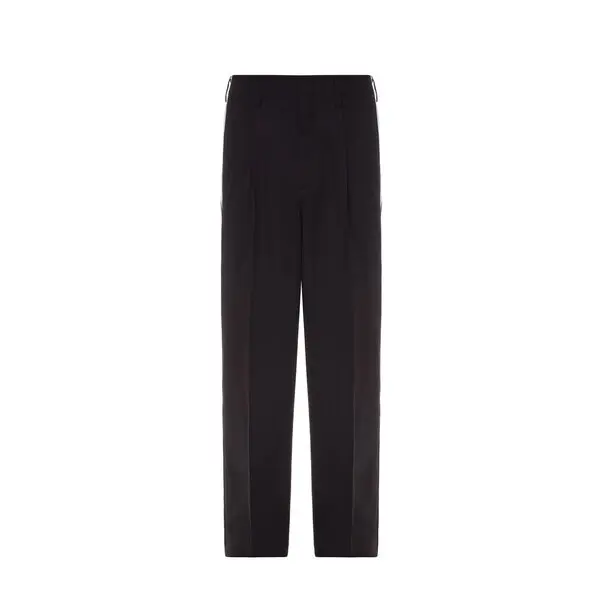 Dolce & Gabbana Pleated Trousers With Side Stripe Detail