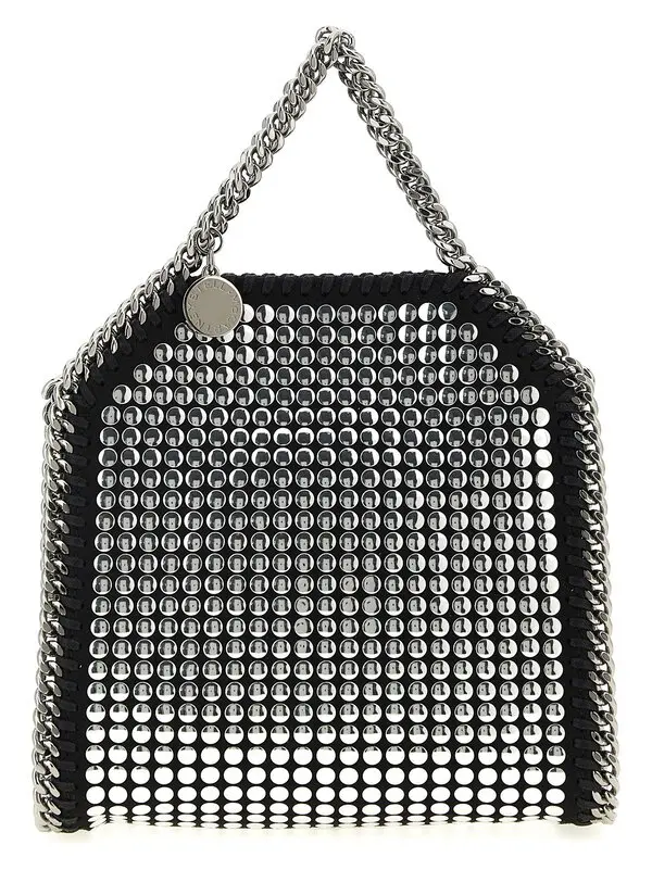 Stella McCartney Tiny Falabella Handbag With Stud Appliqu