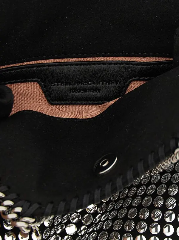Stella McCartney Tiny Falabella Handbag With Stud Appliqu