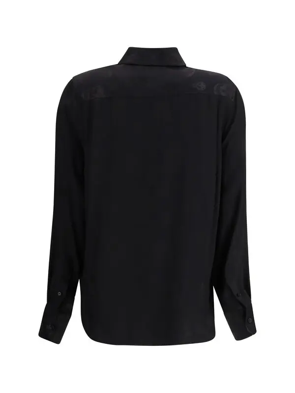 Alexander McQueen Skull Motif Viscose Shirt