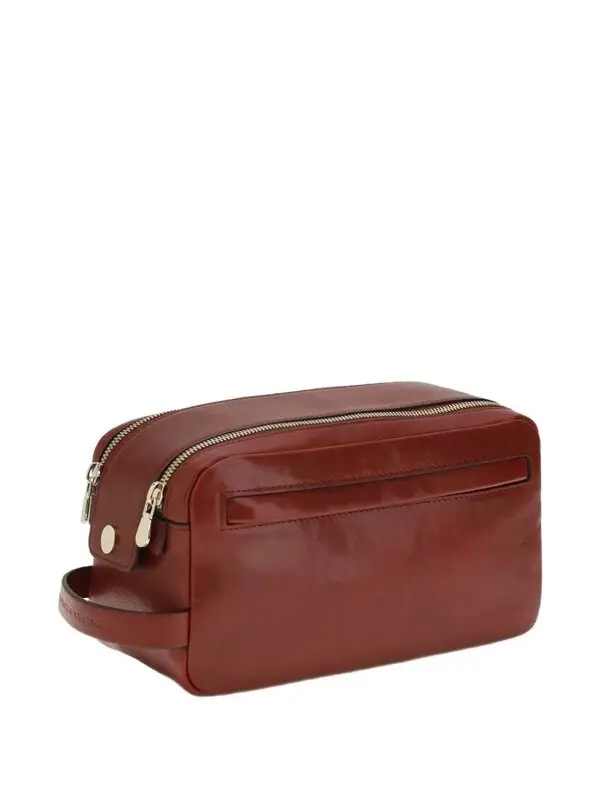 Brunello Cucinelli Calfskin Leather Toiletry Bag
