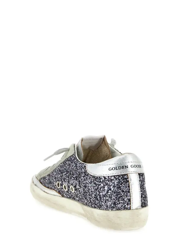 GOLDEN GOOSE Superstar Sneakers With Metallic And Glitter Details