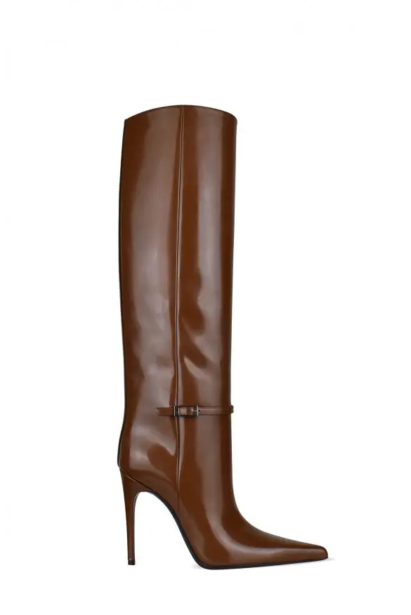 Saint Laurent Vendome Boots - Brown