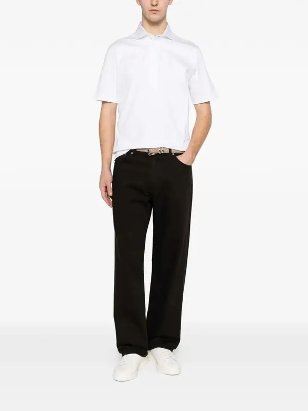 Brunello Cucinelli Short Sleeve Polo - Multicolor