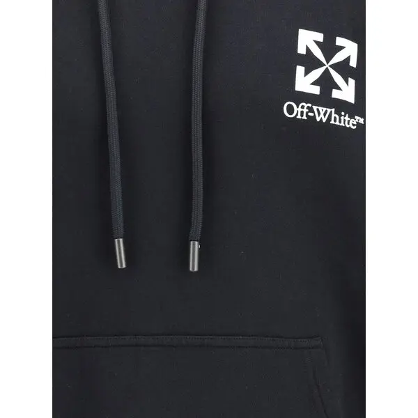Off-White Arrow Detail Cotton Hoodie