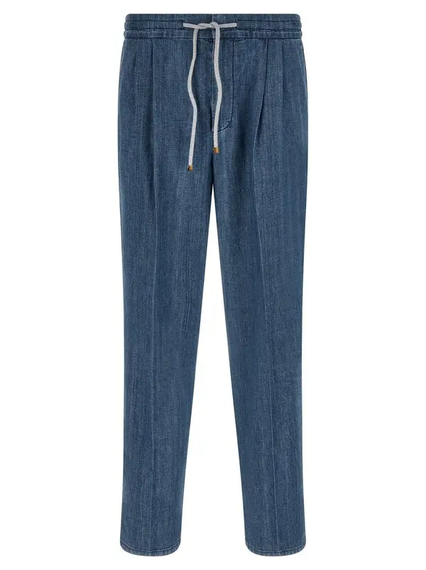 Brunello Cucinelli Lightweight Denim Jeans - Blue