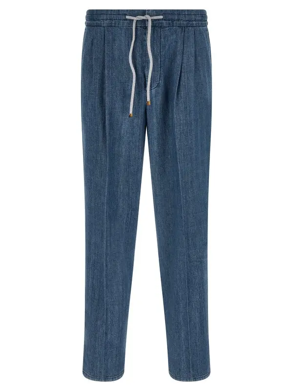 Brunello Cucinelli Lightweight Denim Jeans - Blue