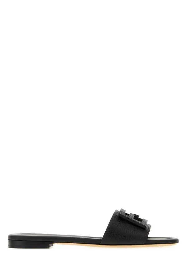 Fendi Baguette Sandals - Black