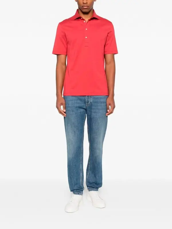 Brunello Cucinelli Short Sleeve Polo - Multicolor