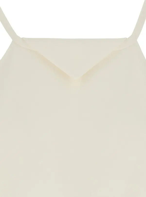 Balenciaga Asymmetric Silk Blend Top