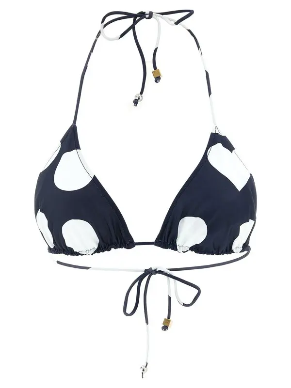 Jacquemus Le Haut De Plage Triangle Bikini Top - Blue
