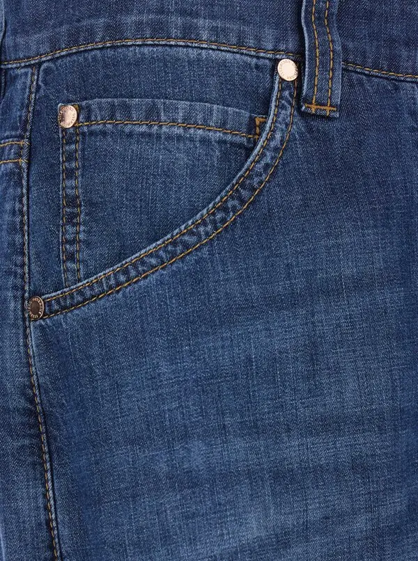 Brunello Cucinelli Five-pocket Denim Jeans With Faded Effect - Multicolor