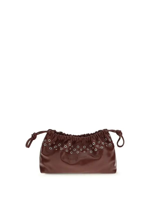 Pierre Hardy Double Clutch With Eyelets In Calfskin Leather - Multicolor