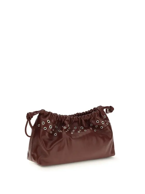 Pierre Hardy Double Clutch With Eyelets In Calfskin Leather