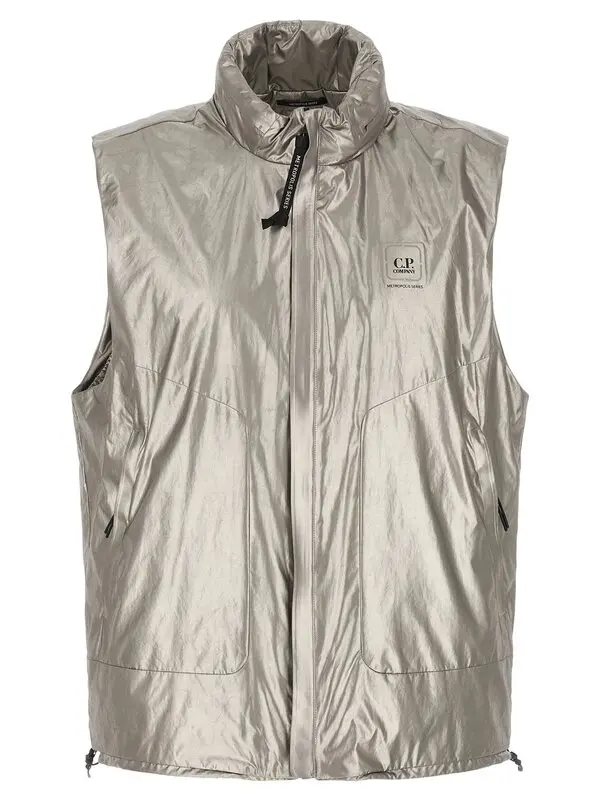 C.P. COMPANY The Metropolis Series Vest - Silver