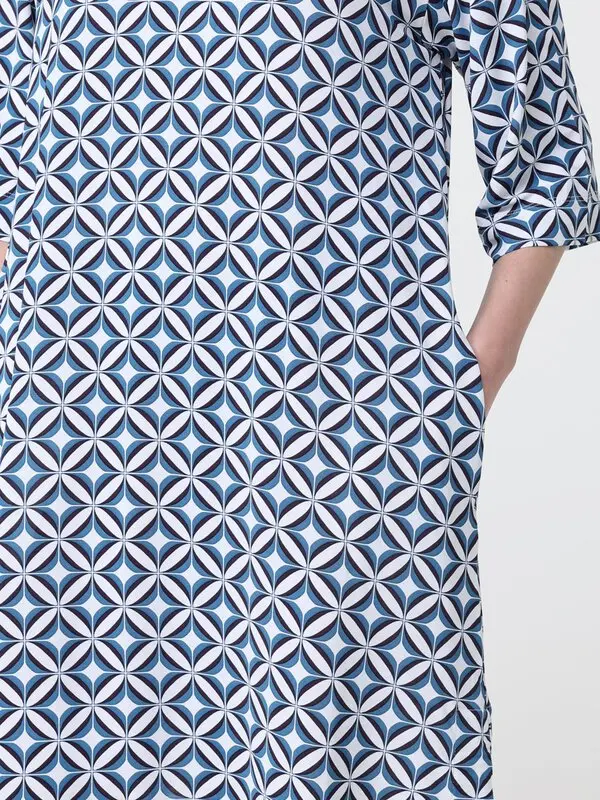 Max Mara Geometric Print Dress - Multicolor