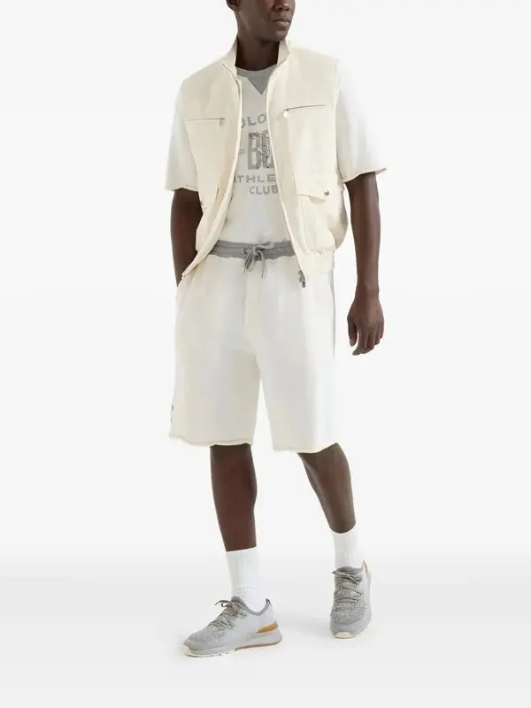 Brunello Cucinelli Linen Bermuda Shorts - Multicolor