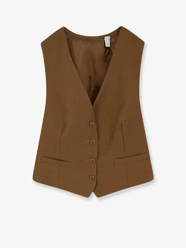 Burberry Warren Wool And Mohair Vest - Multicolor