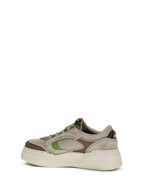 Fendi Force Sneakers - Brown