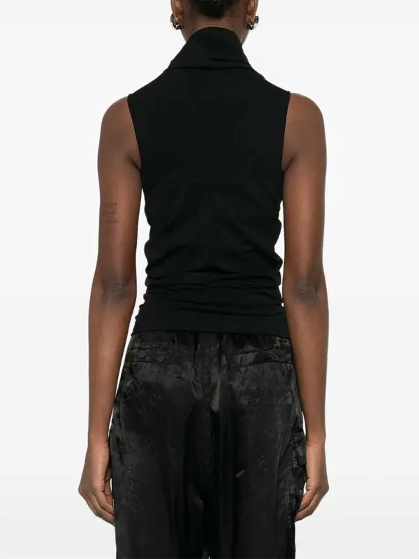 Rick Owens Sleeveless Draped Jersey Top