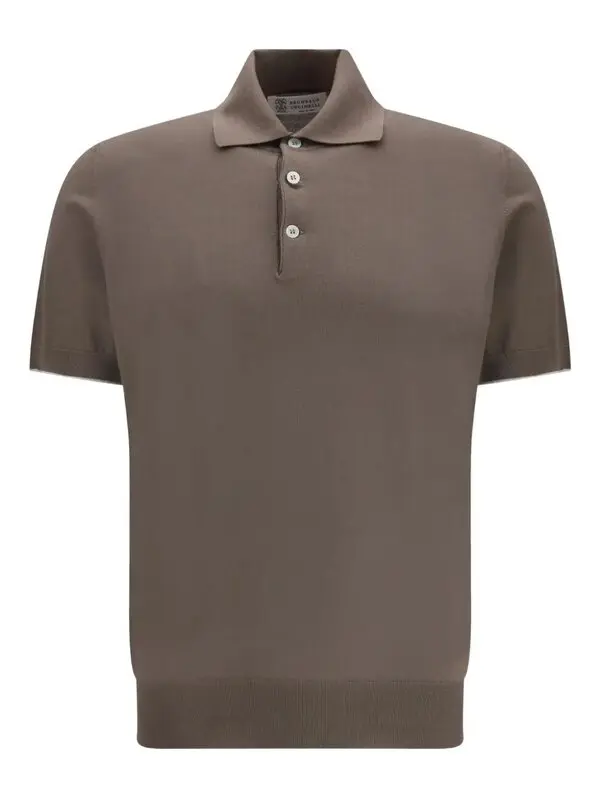 Brunello Cucinelli Lightweight Knit Polo - Multicolor
