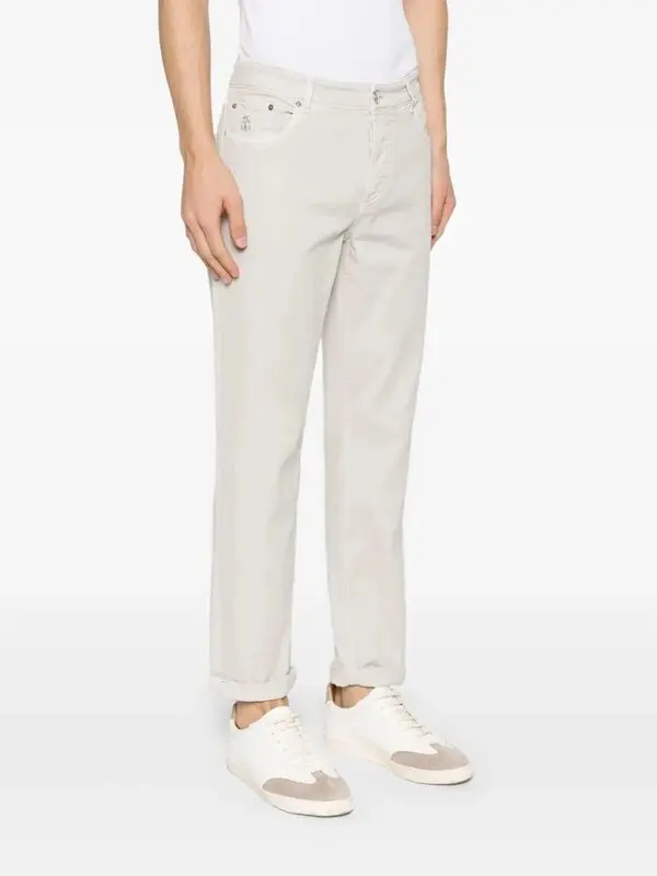 Brunello Cucinelli Garment-dyed Comfort Lightweight 5-pocket Jeans - Multicolor
