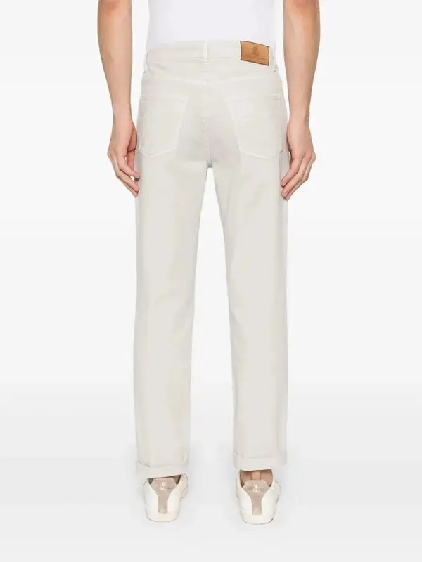 Brunello Cucinelli Garment-dyed Comfort Lightweight 5-pocket Jeans - Multicolor