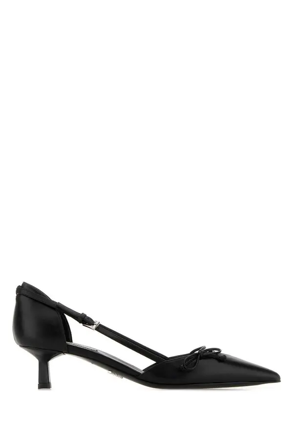 Prada Leather Pumps - Black