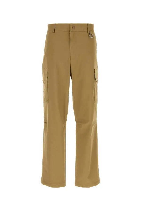 Moncler Stretch Cotton Cargo Pants - Brown