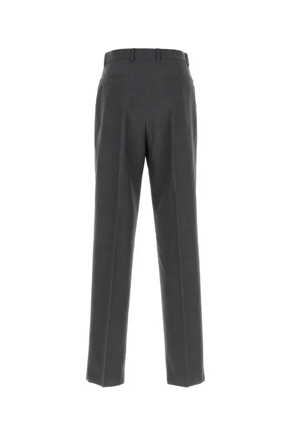 JIL SANDER Graphite Wool Trousers