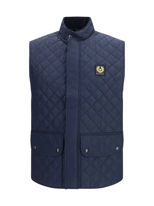Belstaff Icon Quilted Nylon Gilet - Blue