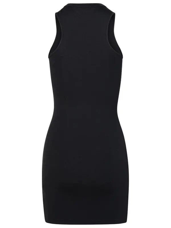 Off-White Polyamide Mini Dress - Black