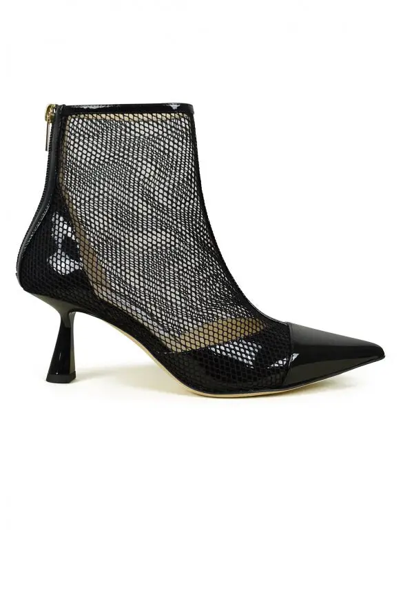 JIMMY CHOO Kix 65 Suede Ankle Boots - Black
