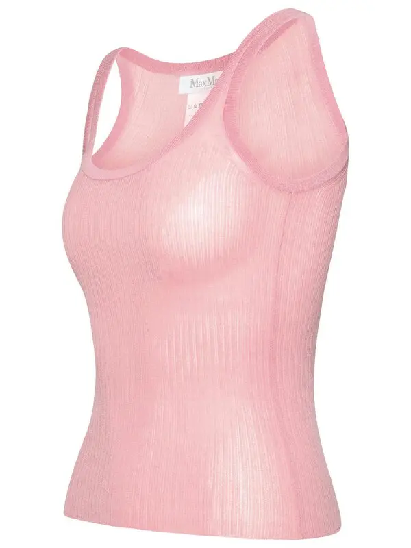 Max Mara Bastia Silk Tank Top - Pink