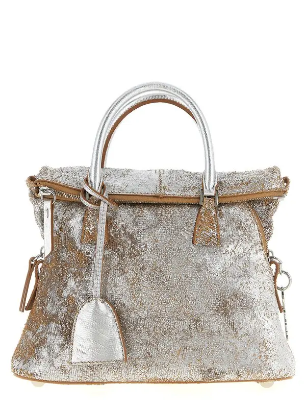 MAISON MARGIELA 5ac Mini Handbag - Silver