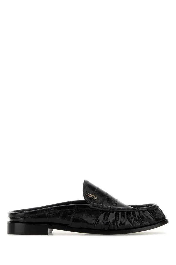 Saint Laurent Eel Leather Loafers