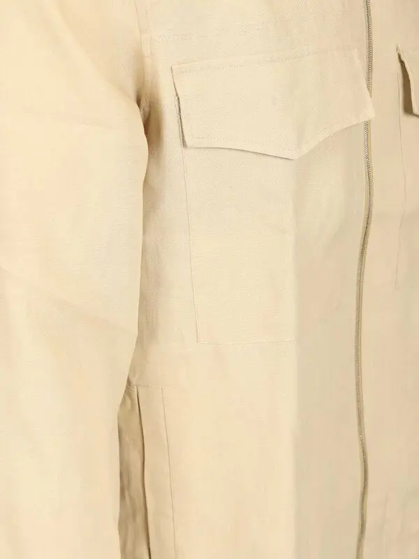 Paul Smith Linen Jacket With Patch Pockets